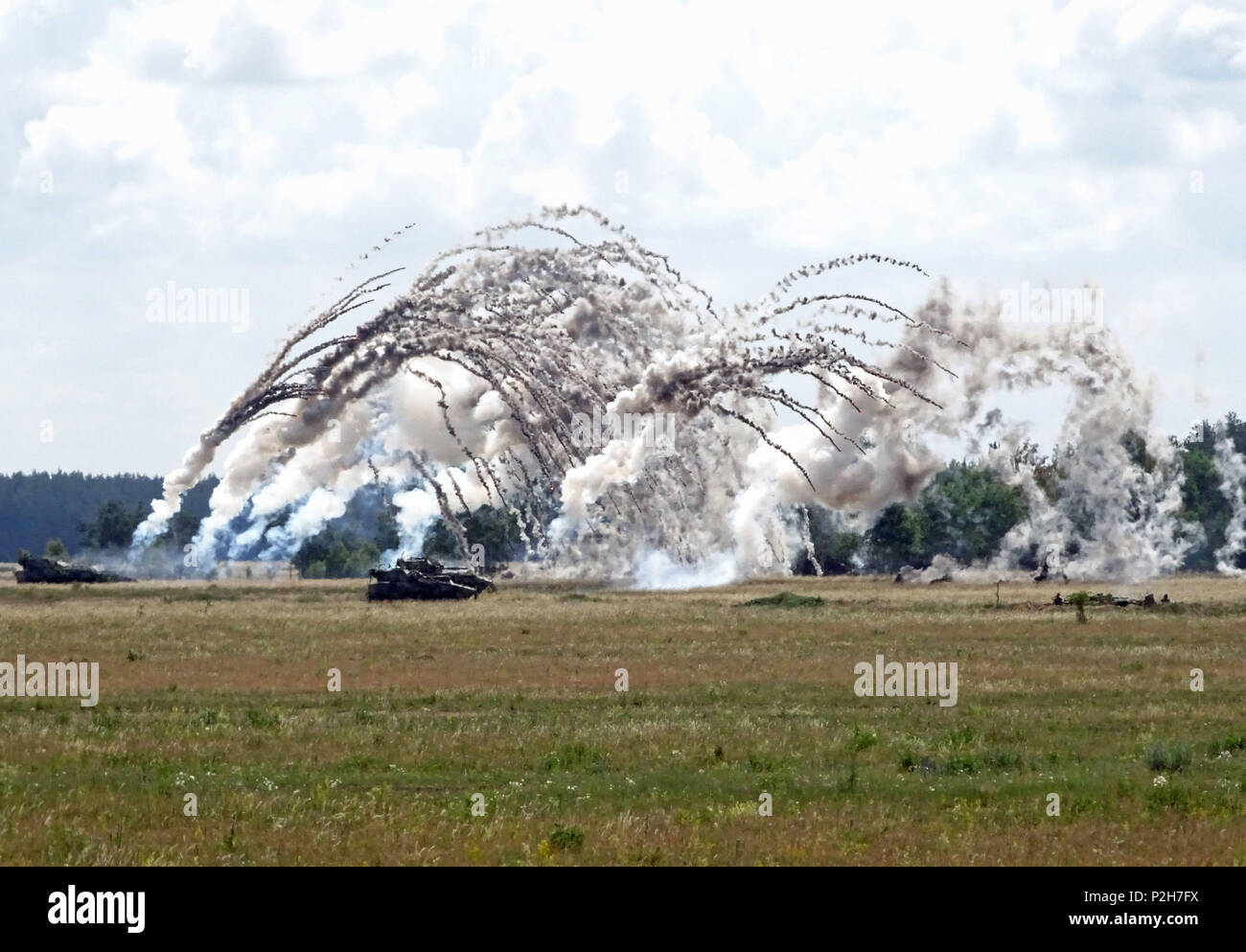 Multinational forces take part in the Sabre Strike exercise in Poland ...