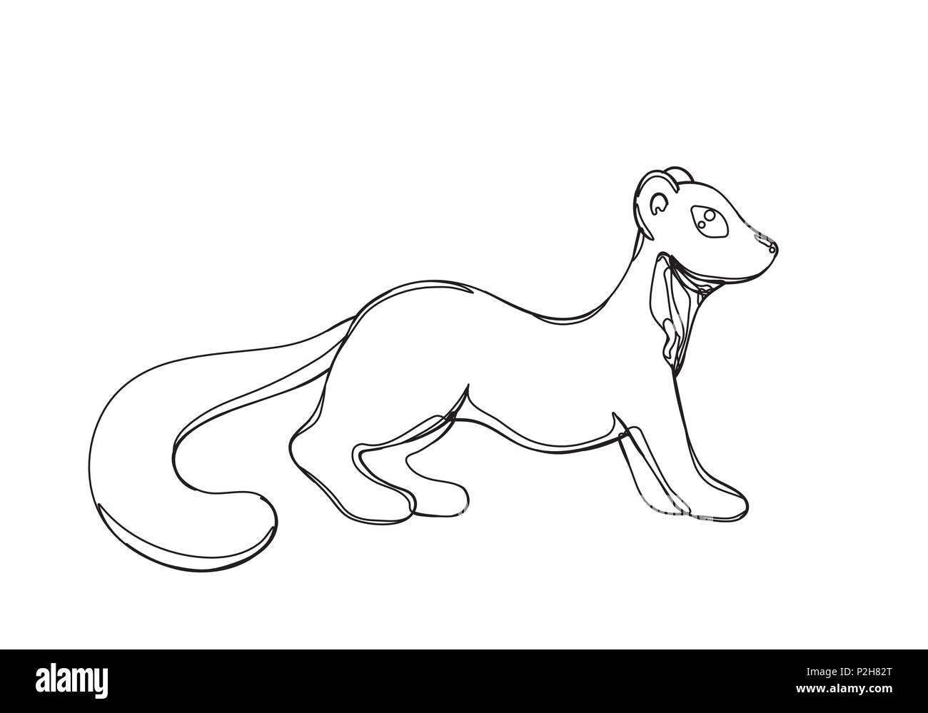 Marten Stock Vector Images - Alamy