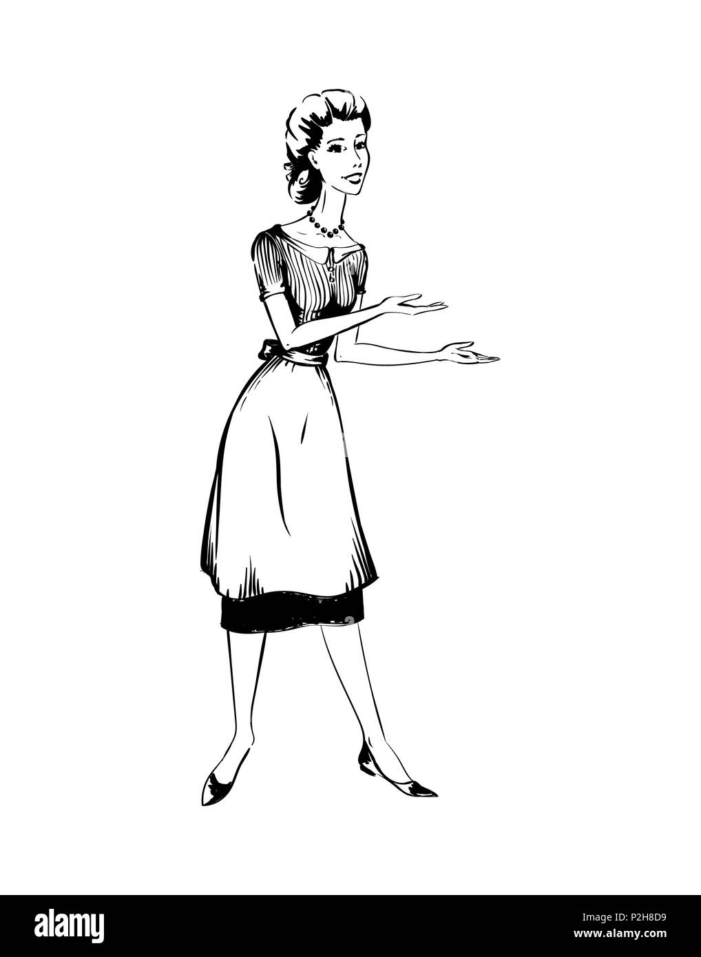 Pinup 1940s Stock Vector Images - Alamy