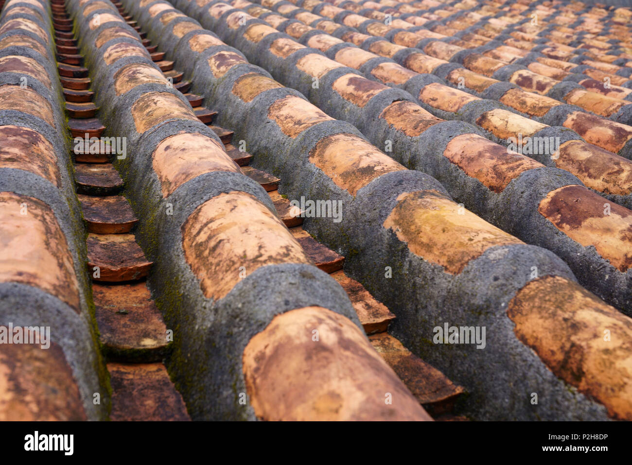 Red Roof Tiles Stock Photo - Alamy