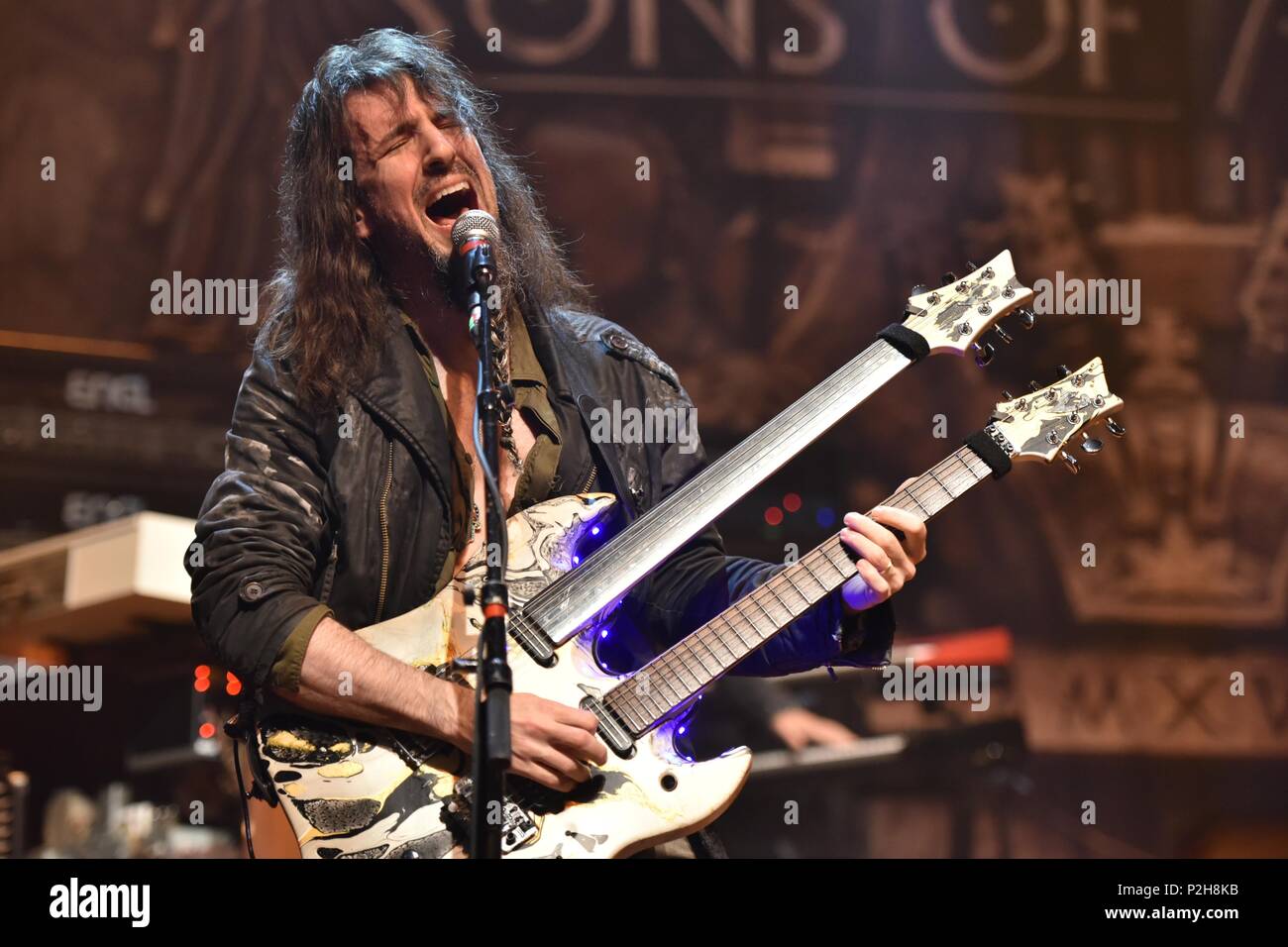 Sons of Apollo perform live on stage at the Arcada Theater in St ...