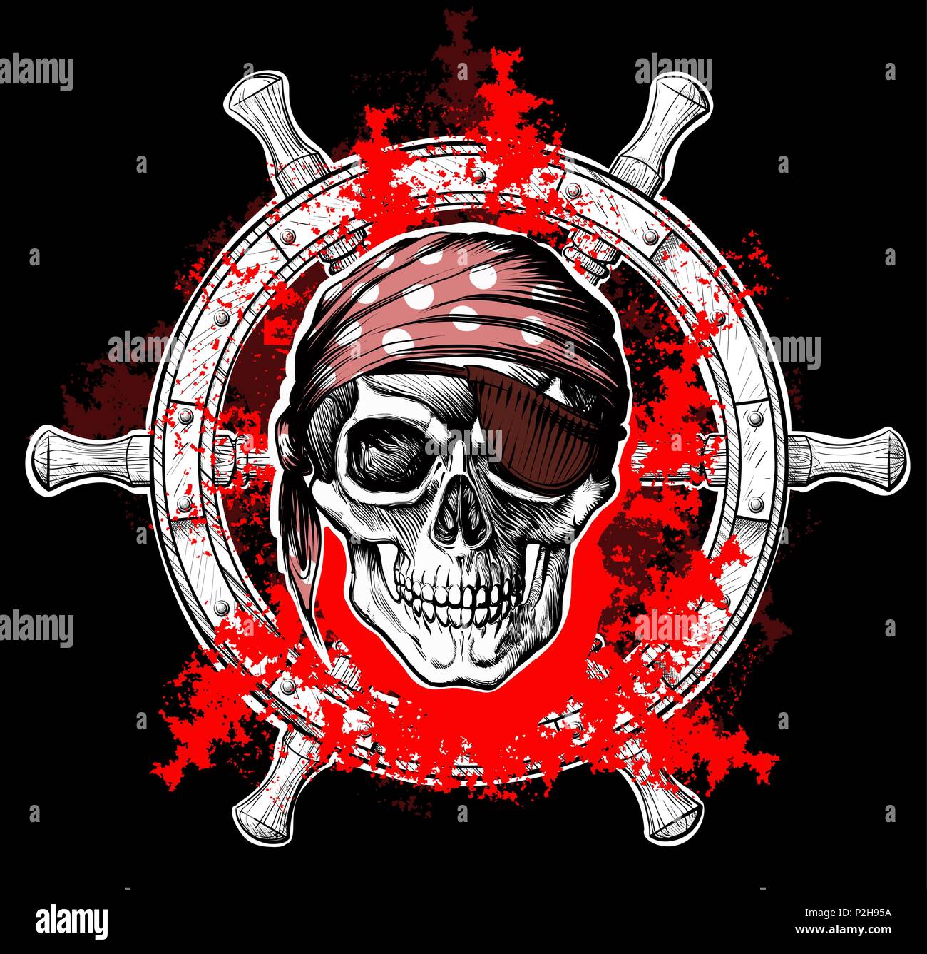 Skull symbol danger death hi-res stock photography and images - Alamy