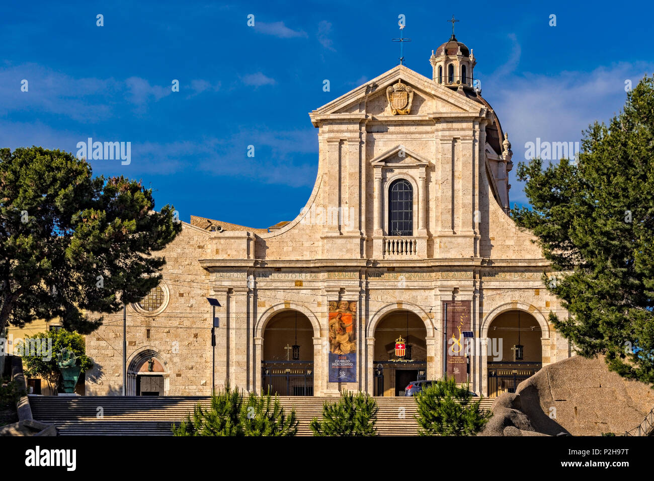 Sardinia bonaria basilica hi-res stock photography and images - Alamy