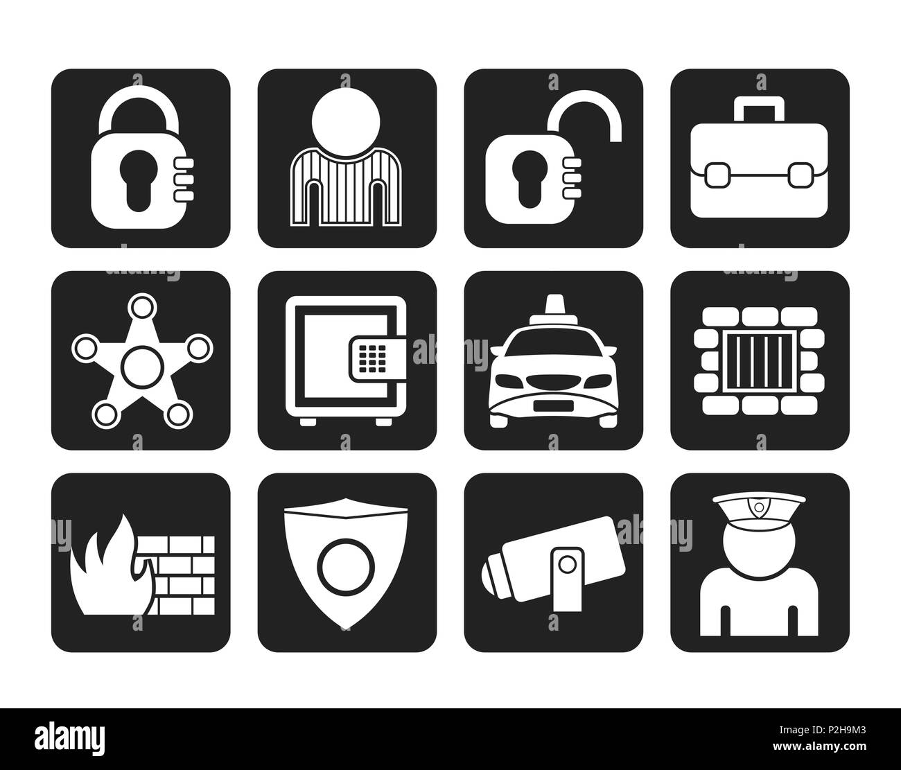 Silhouette paddy Stock Vector Images - Alamy