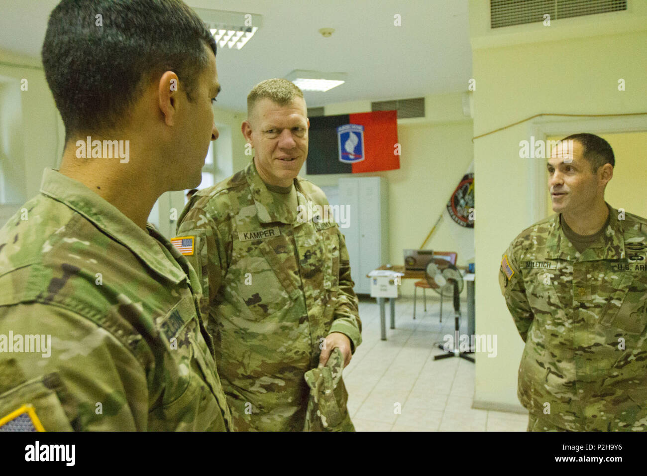 Brig. Gen. Kenneth L. Kamper, Deputy Commanding General of the 4th ...