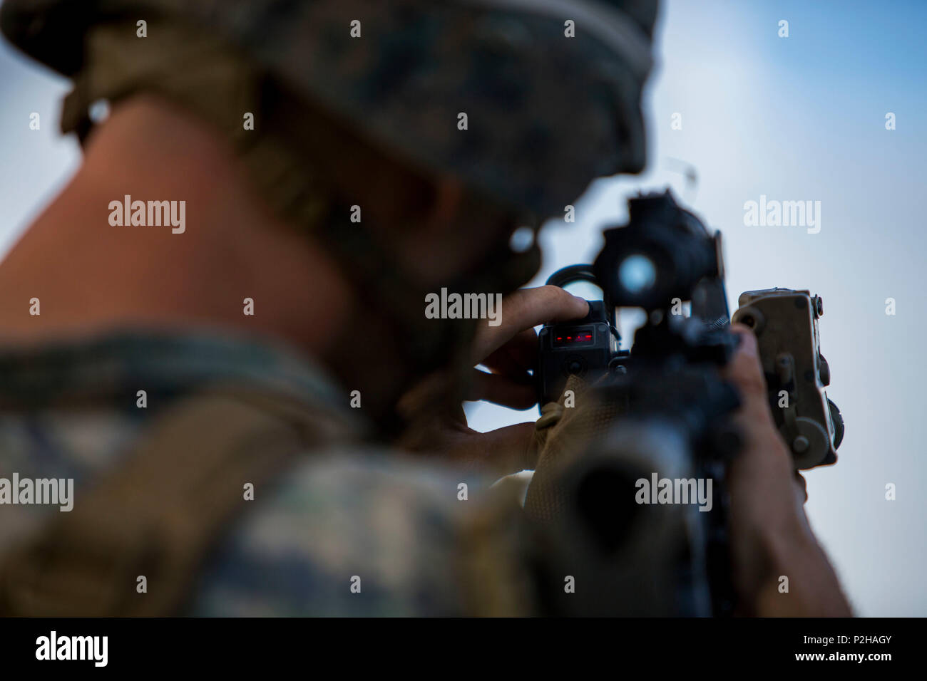U.S. Marine Corps Sgt. Brandon M. Andrade, squad leader, 3rd Battalion ...