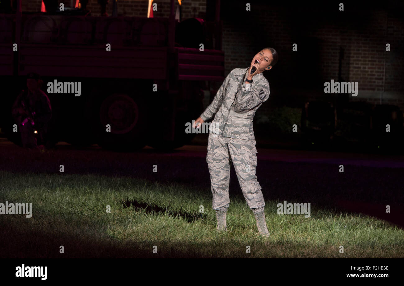 Tech Sgt. Nalani Quintello, U.S. Air Force Band Max Impact vocalist ...
