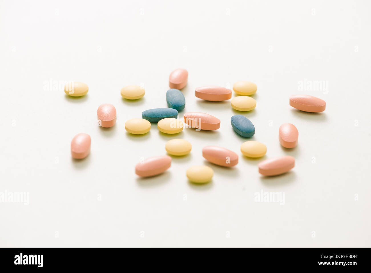 different Tablets pills capsule heap mix therapy drugs Stock Photo - Alamy