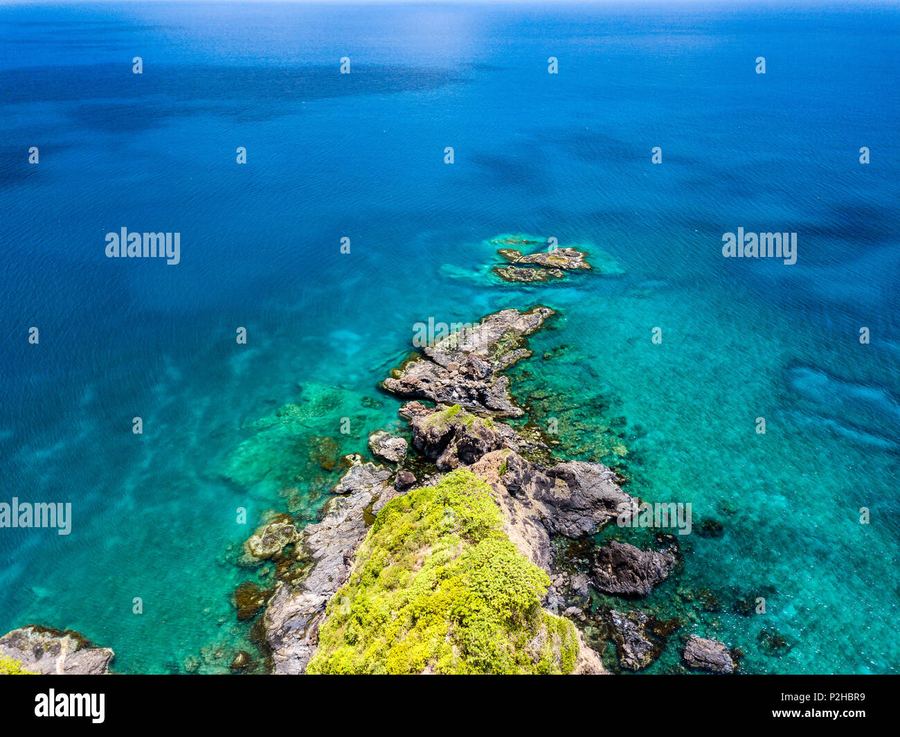 Reef coral aerial caribbean hi-res stock photography and images - Alamy