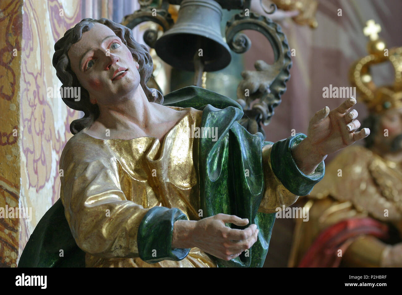 Baroque catholic pulpit church hi-res stock photography and images - Alamy