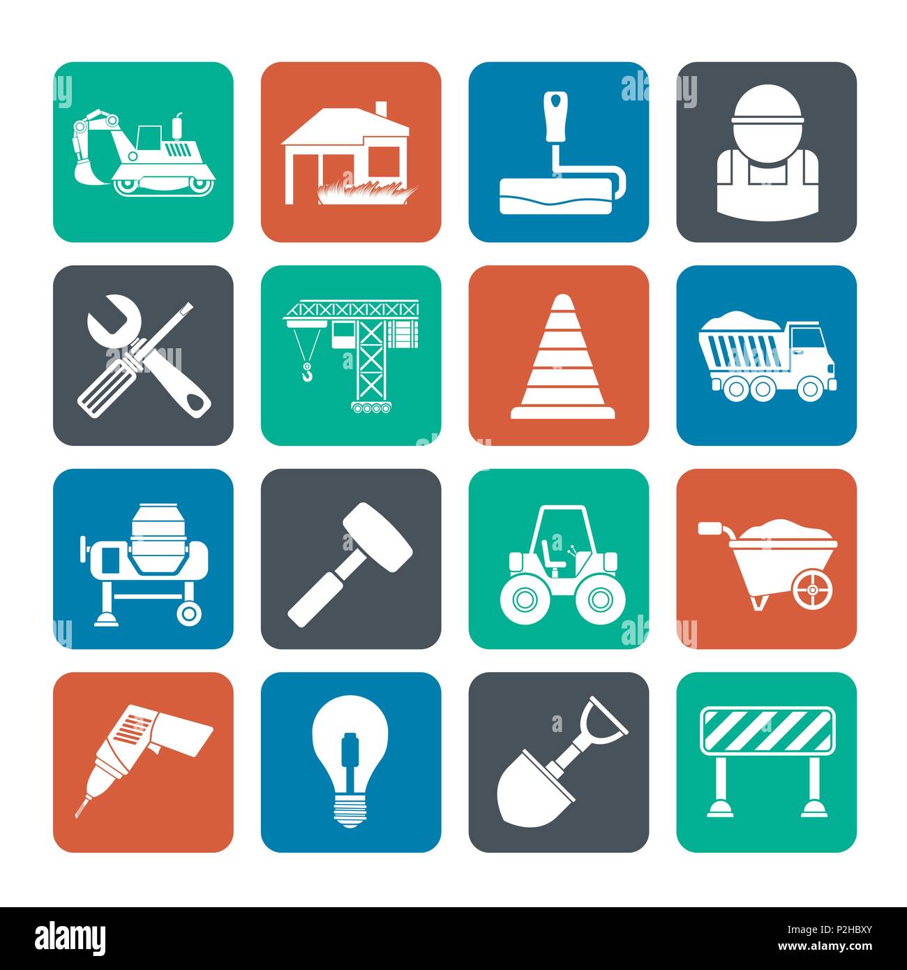 Building Construction Icons