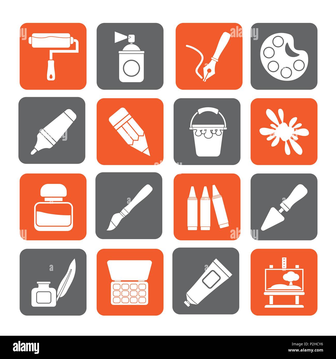 Tempera art Stock Vector Images - Alamy