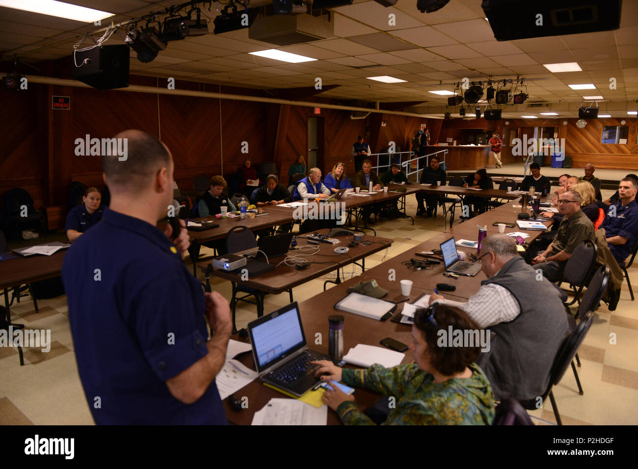 Lt. Cmdr. Matthew Hobbie, chief of contingency planning and force ...