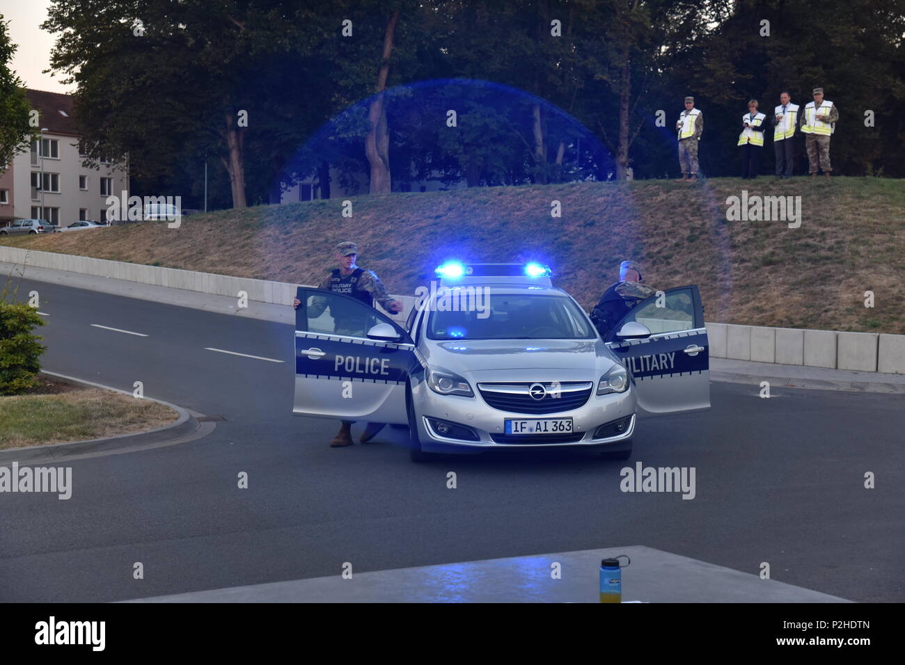 U.S. Army Military Police (MP) with the 18th MP Brigade, in Wiesbaden ...