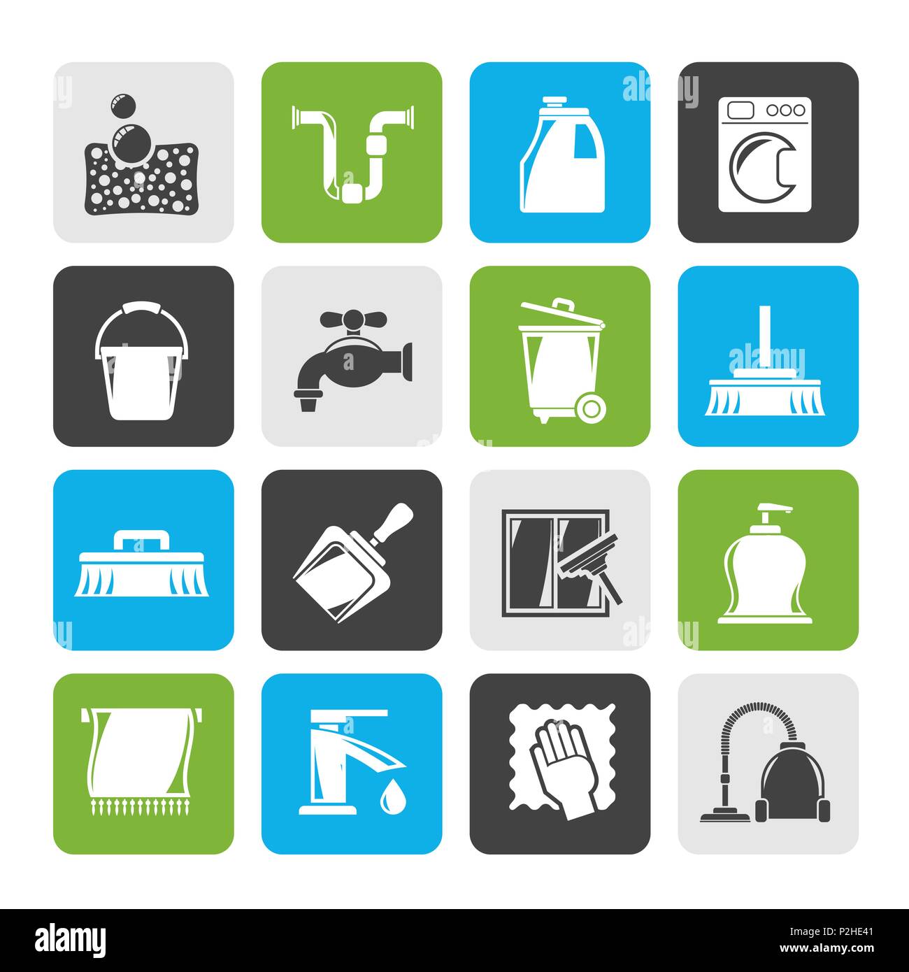Cleaning fittings Stock Vector Images - Alamy