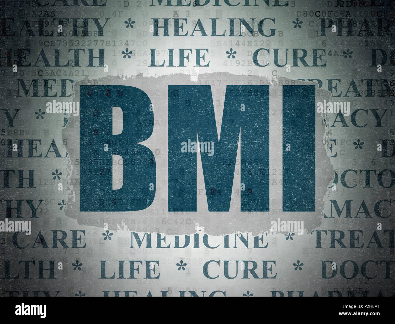 Health concept: BMI on Digital Data Paper background Stock Photo - Alamy