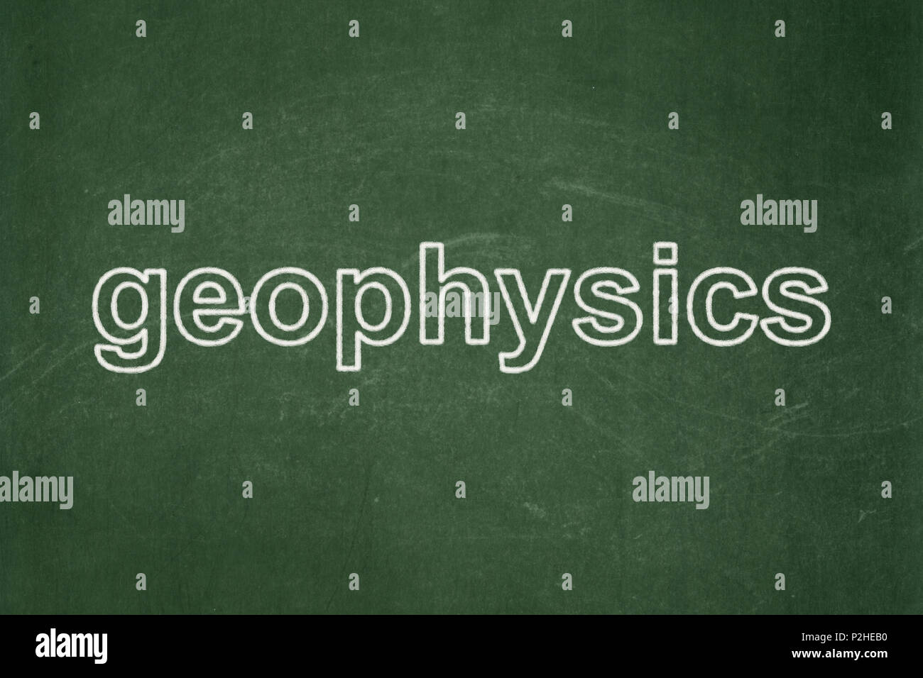 Science concept: Geophysics on chalkboard background Stock Photo - Alamy