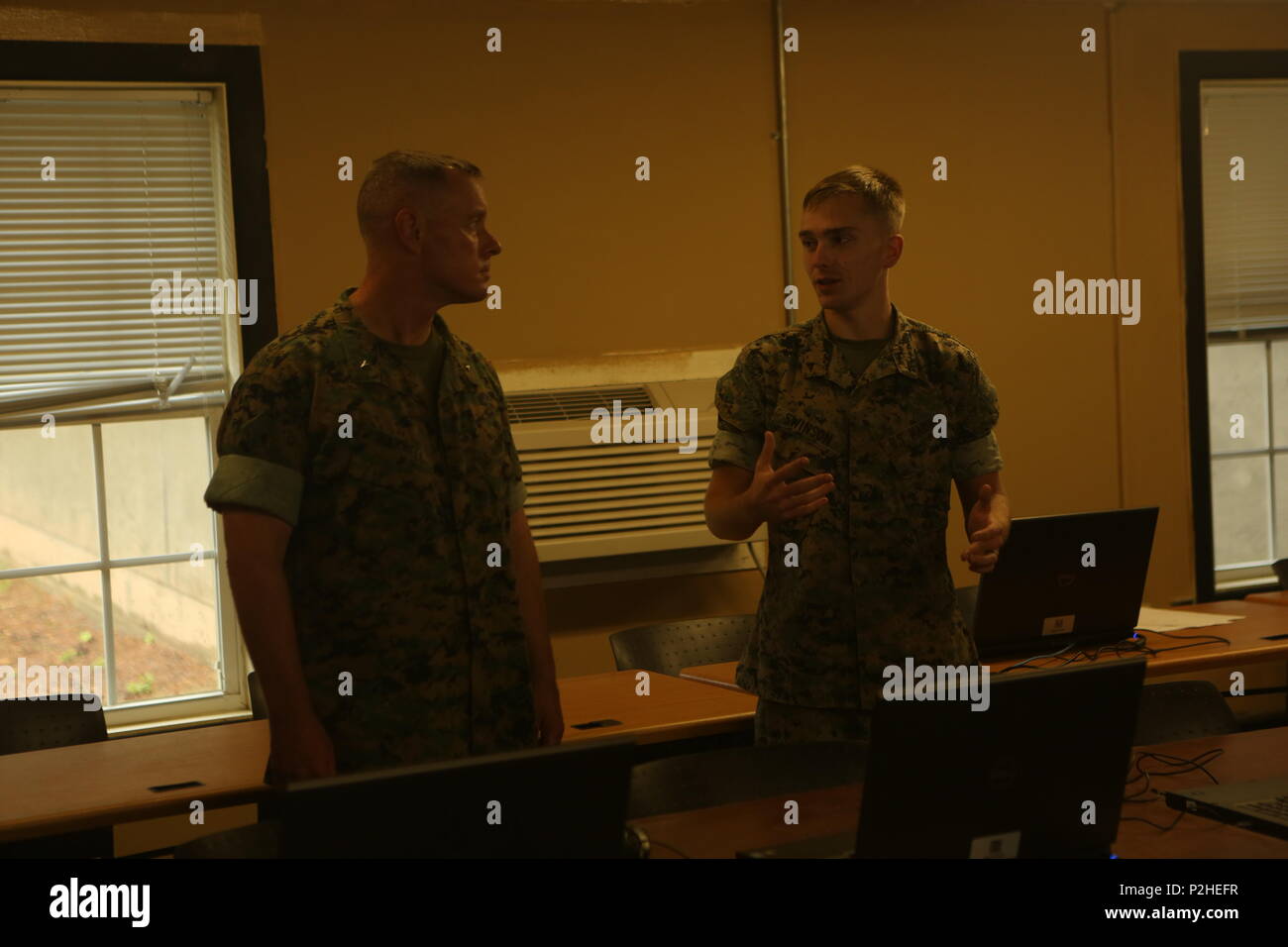 U.S. Marine Corps Brig. Gen. David W. Maxwell, commanding general, 2nd ...