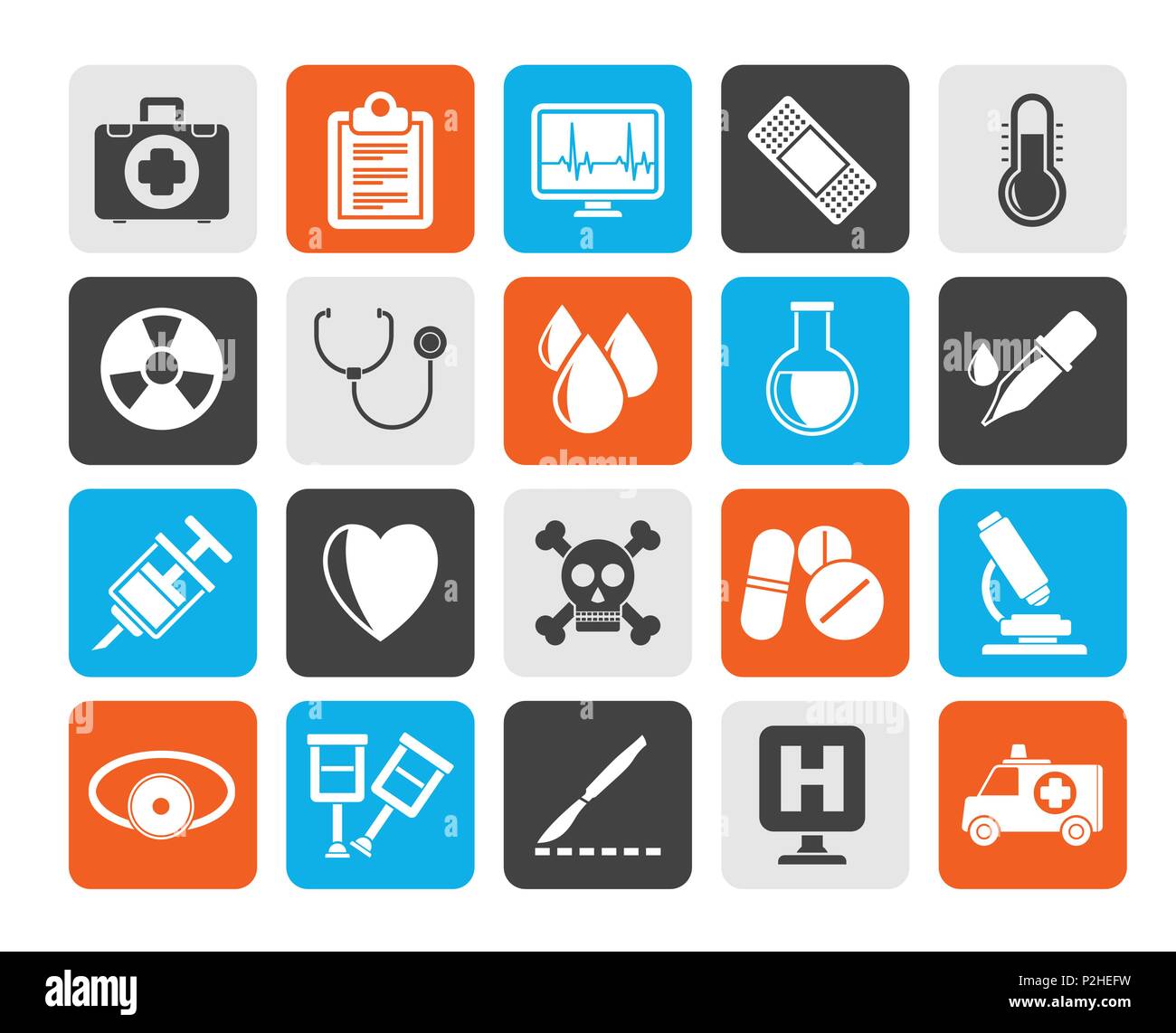 Microscope and monitor Stock Vector Images - Alamy