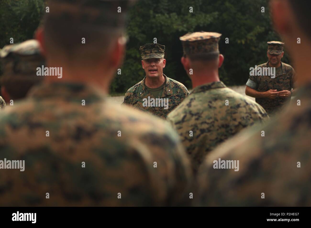 U.S. Marine Corps Brig. Gen. David W. Maxwell, commanding general, 2nd ...