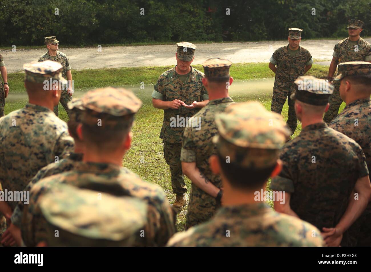 U.S. Marine Corps Brig. Gen. David W. Maxwell, commanding general, 2nd ...