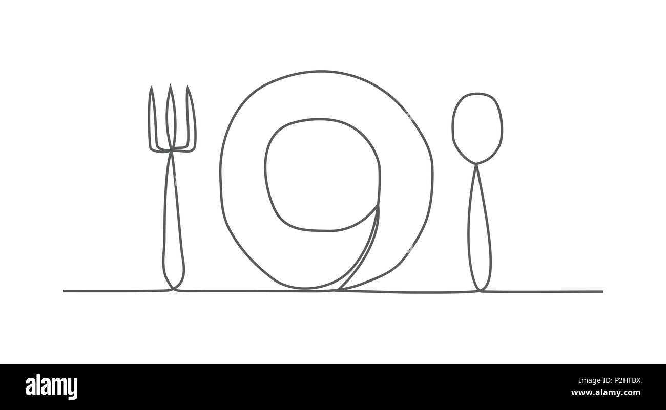 Diner drawing Cut Out Stock Images & Pictures - Alamy