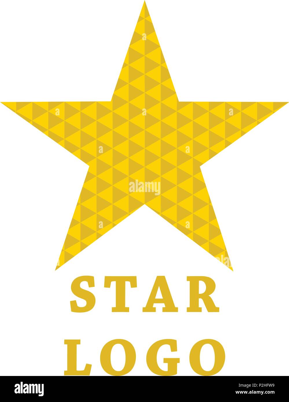 Logo of a star isolated on a white background Stock Vector Image & Art ...