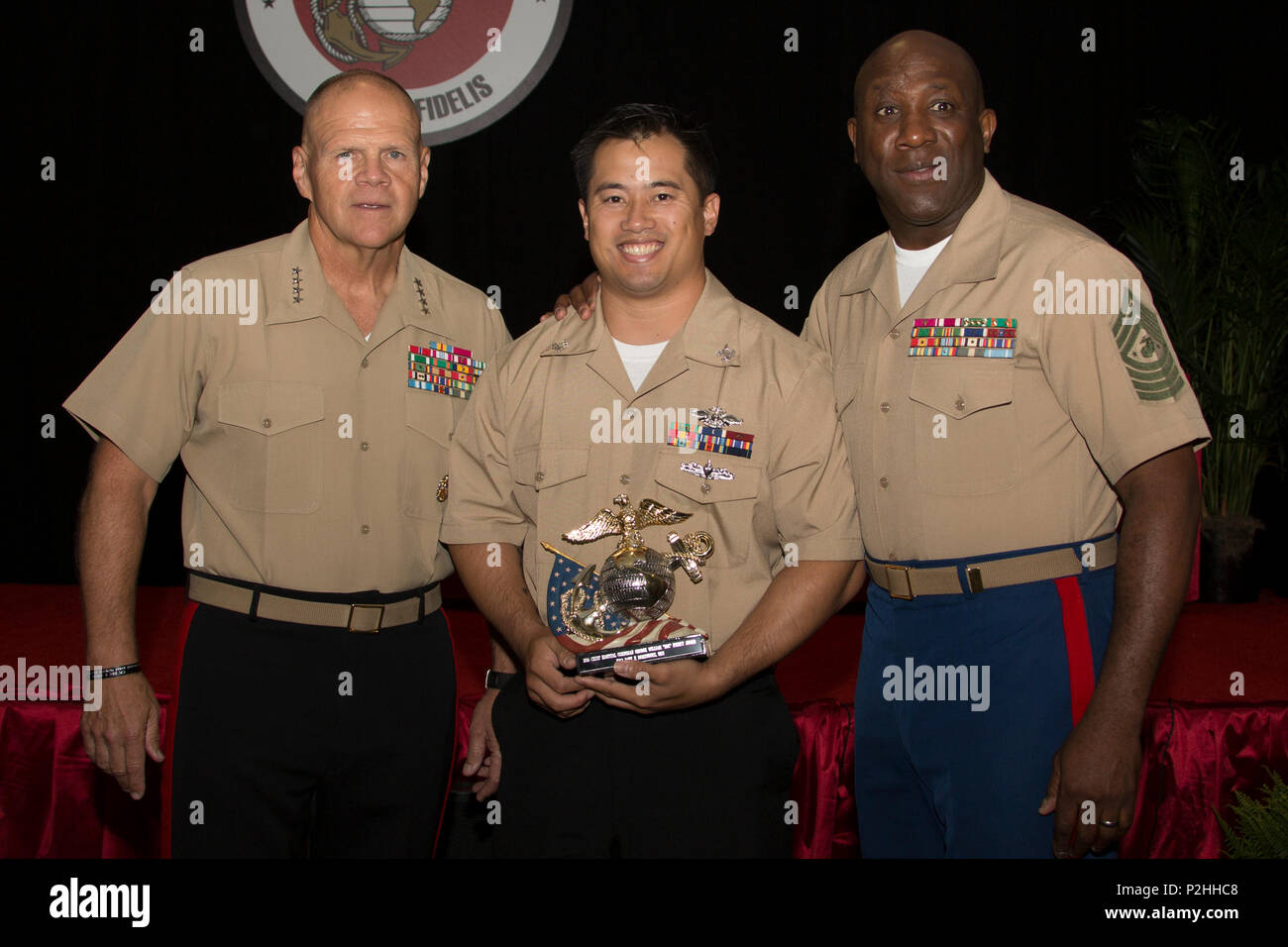 Commandant of the Marine Corps Gen. Robert B. Neller and Sgt. Maj ...