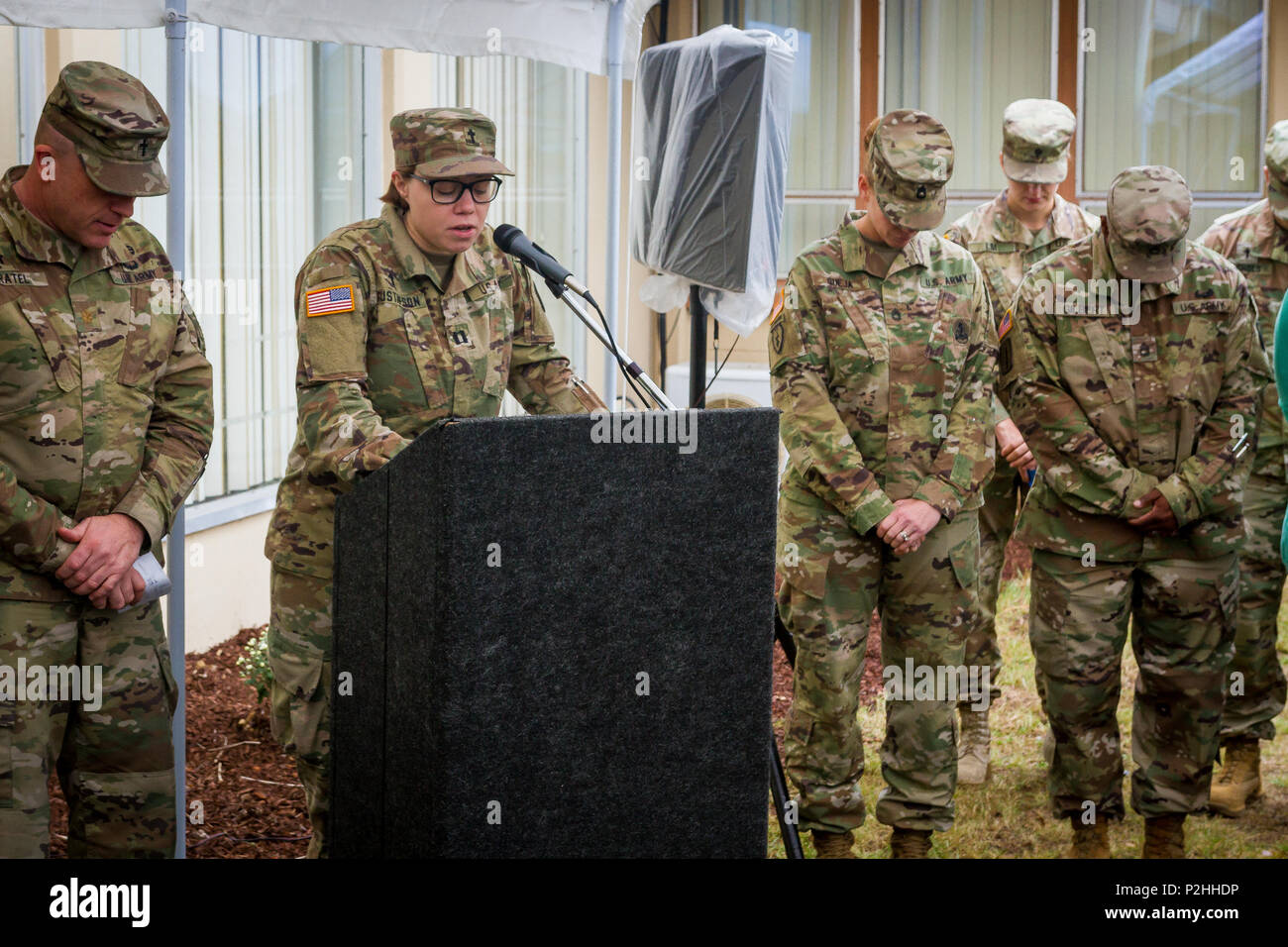 U.S. Army Chaplain (Capt.) Elyse Gustafson, 46th Aviation Support ...