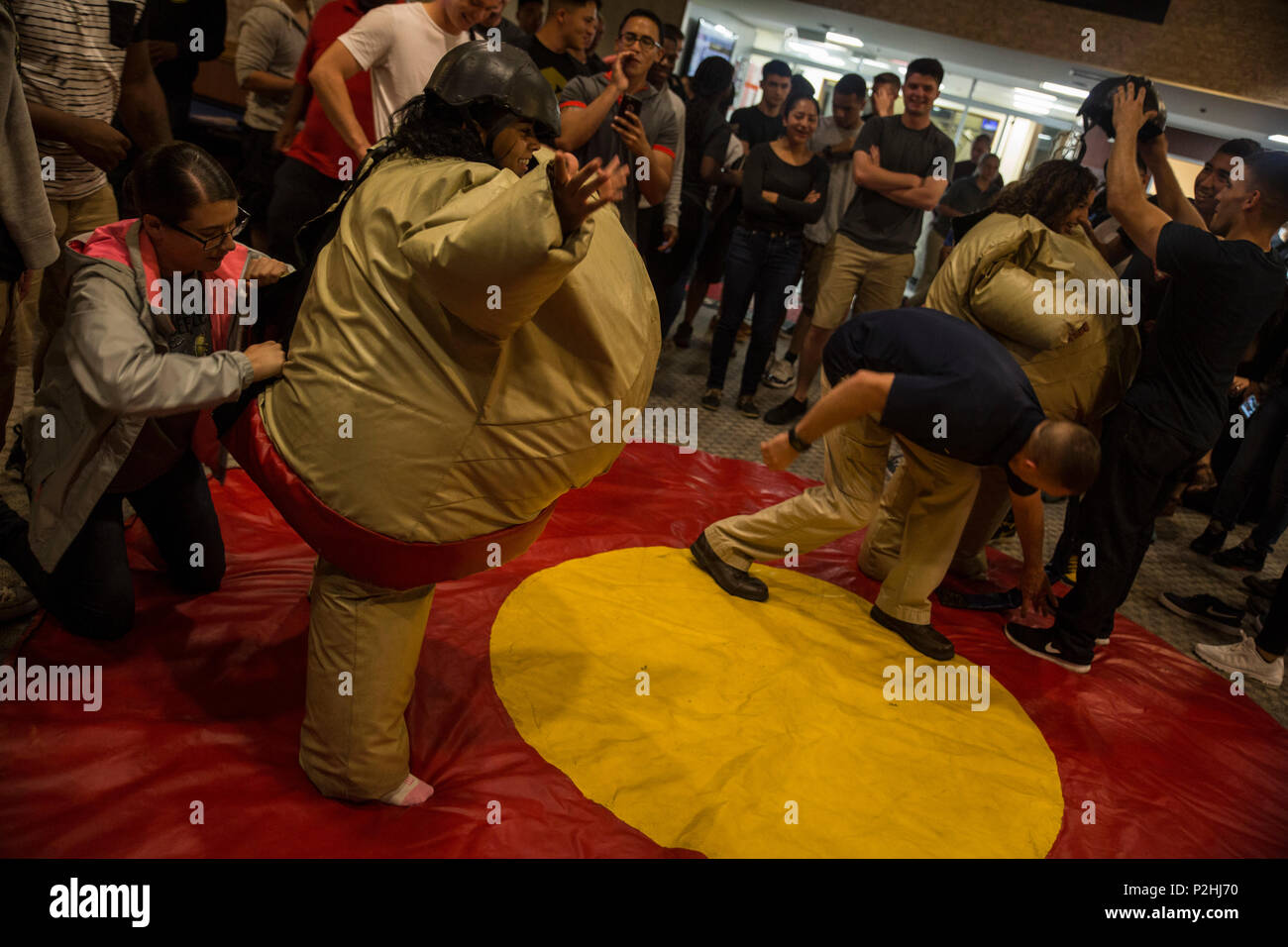 Marines attend the End of Summer Party at the Hornet’s Nest on Marine ...