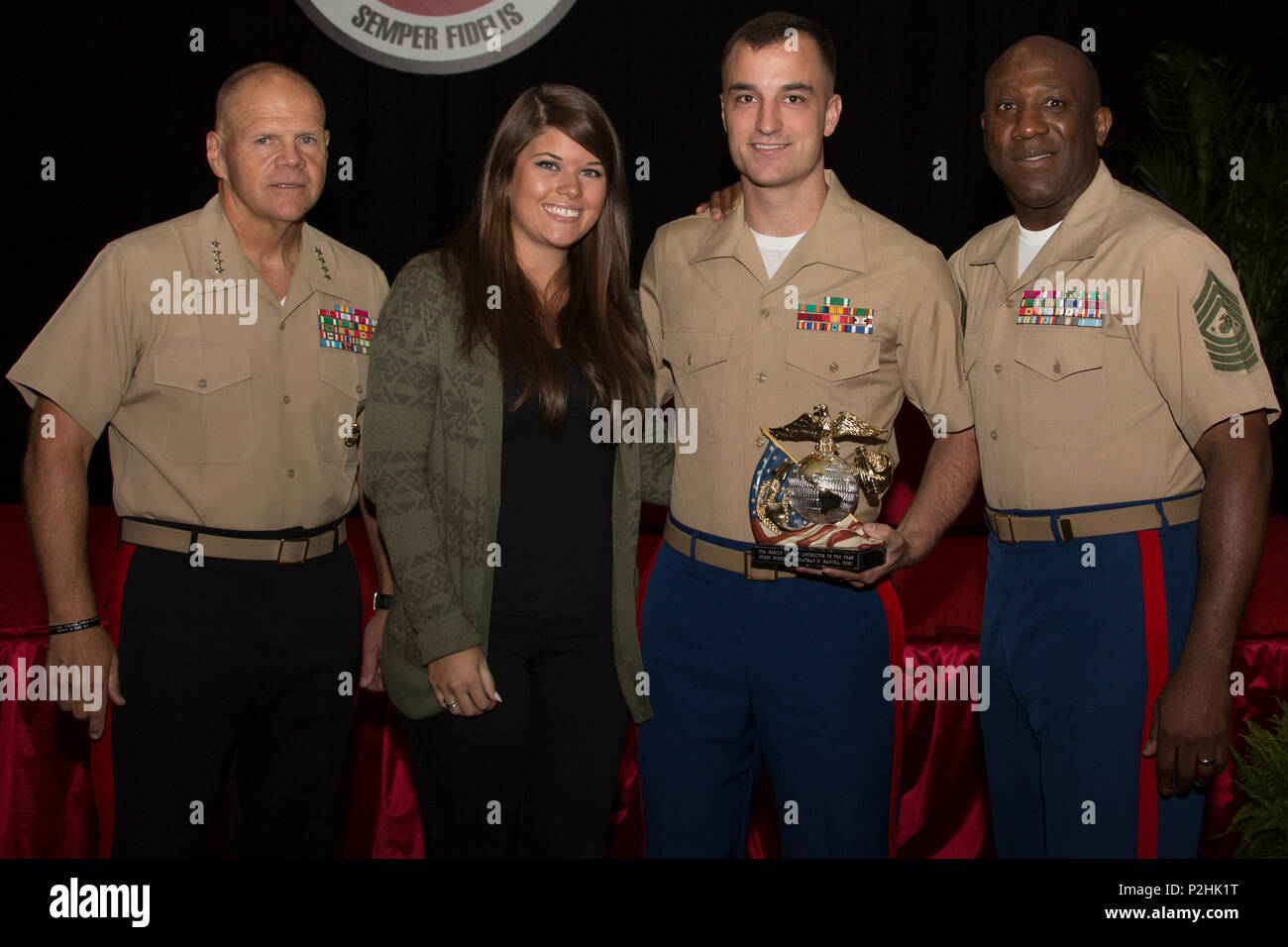 Commandant of the Marine Corps Gen. Robert B. Neller and Sgt. Maj ...