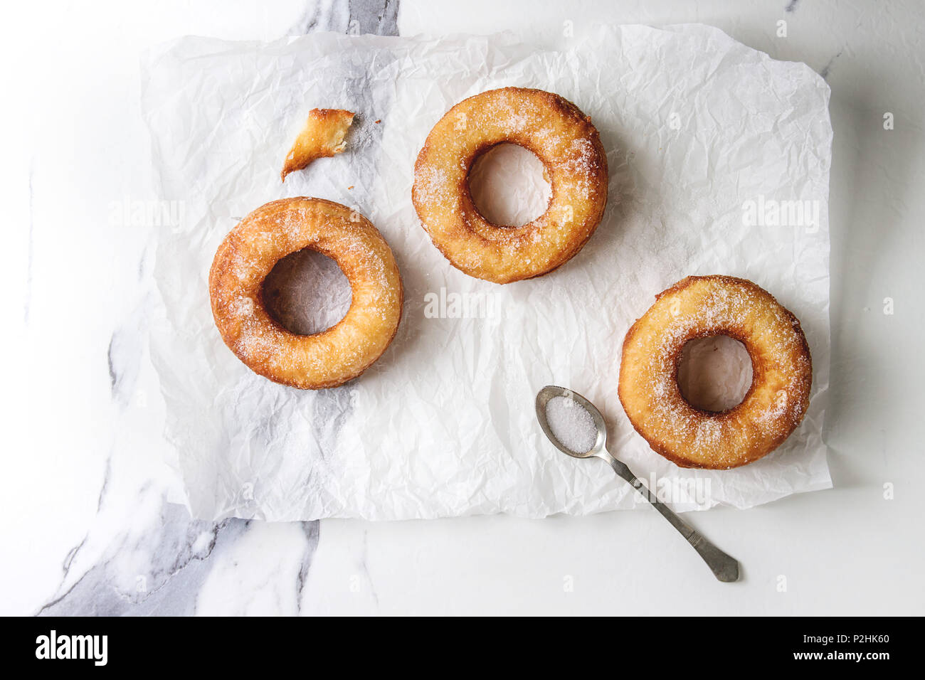 Puff pastry donuts cronuts Stock Photo - Alamy