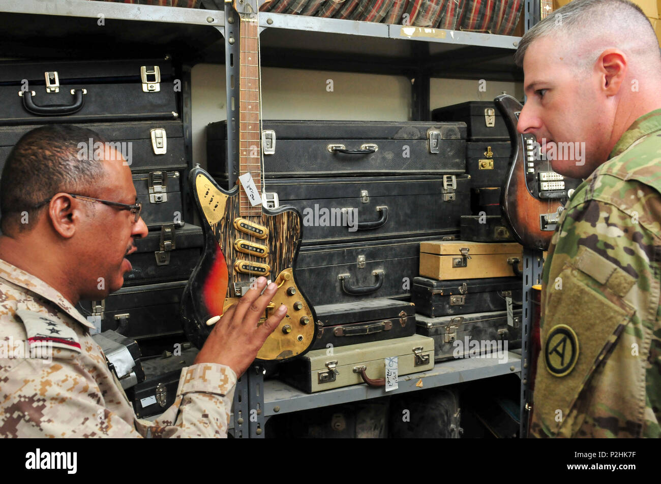 Col. Sultan M. Al Moneef, director of the Royal Saudi Land Forces music ...