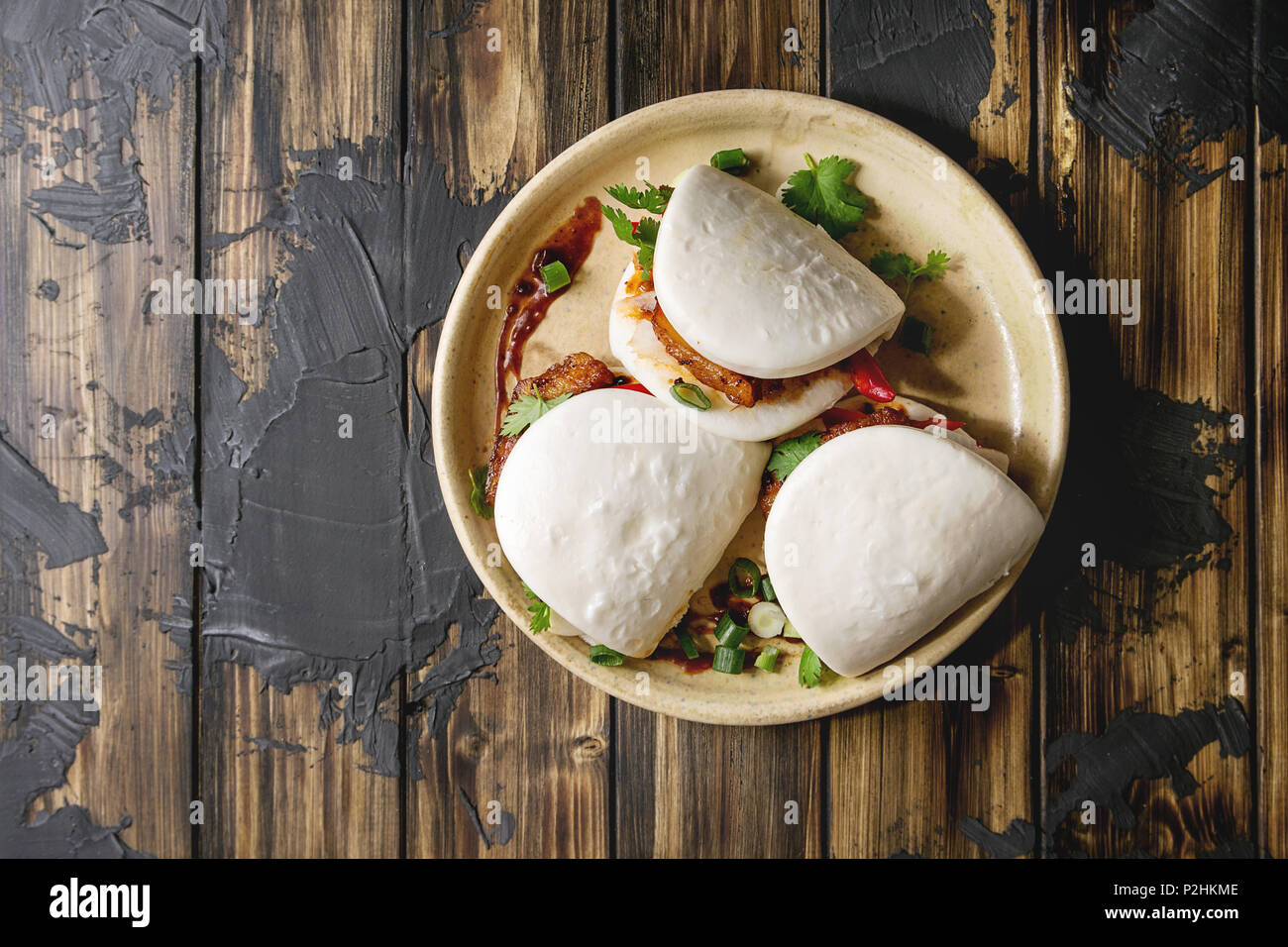 Bao buns plate hi-res stock photography and images - Alamy