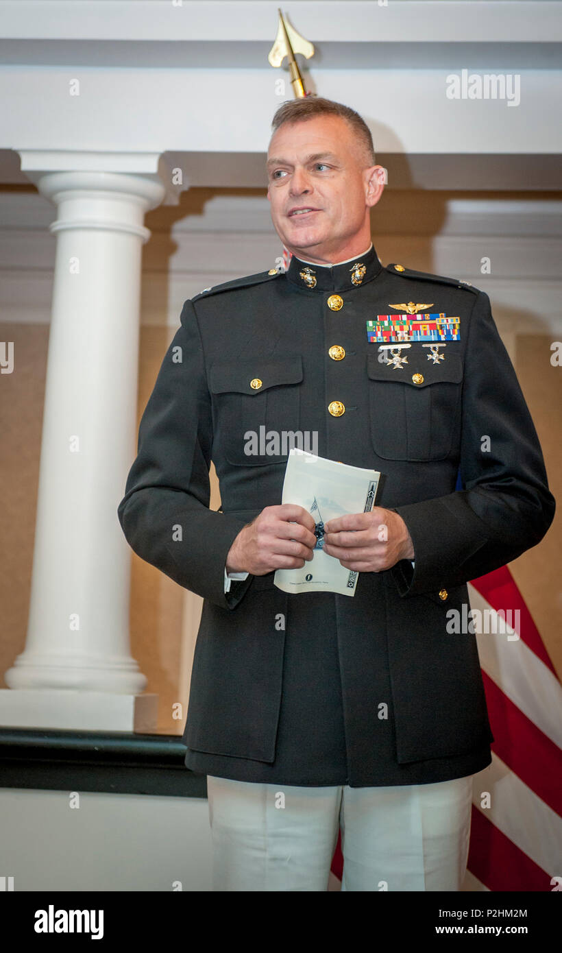 U.S. Marine Corps Col. Michael Ulses, branch head for Manpower and ...