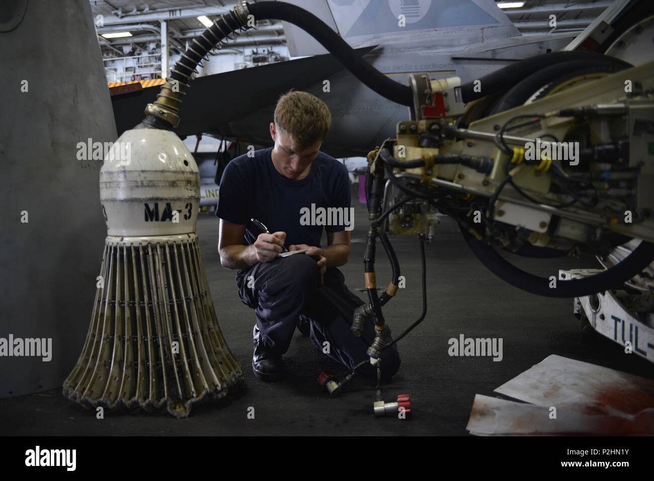 160929-N-IE397-012 ARABIAN GULF (Sept. 29, 2016) Aviation Machinist's ...