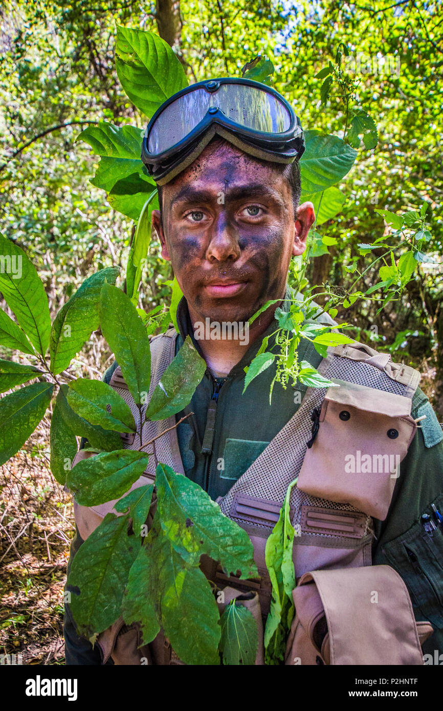 U.S. Air Force Senior Airman Steven Sirois, a load master assigned to ...