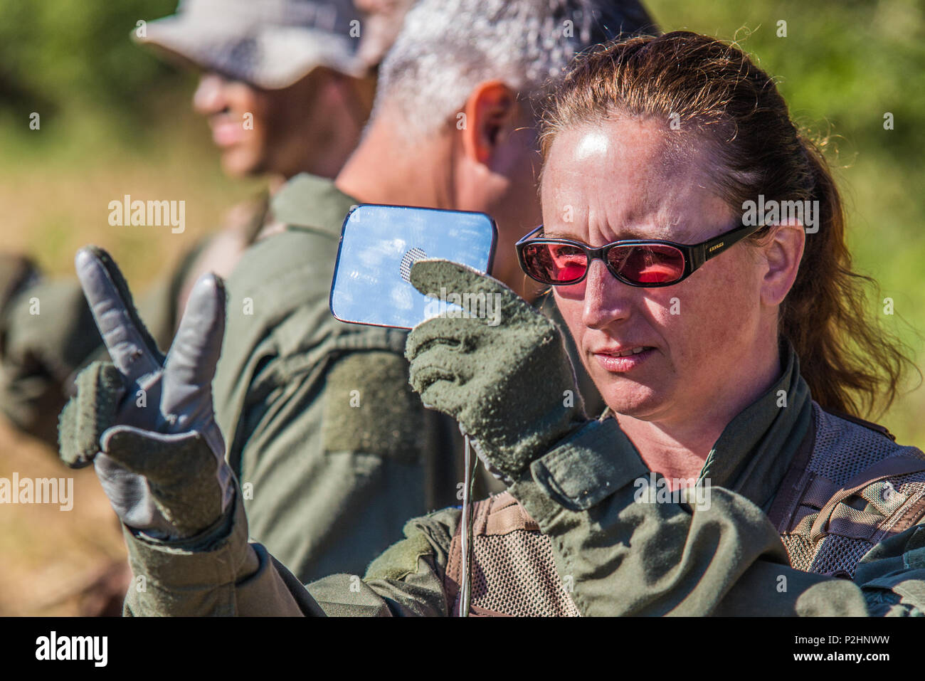 Signaling mirror hi-res stock photography and images - Alamy