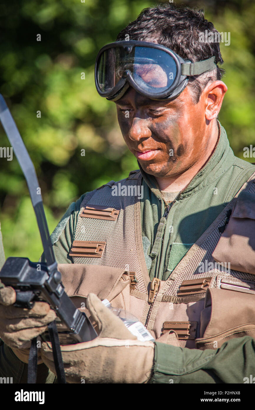 U.S. Air Force Senior Airman Steven Sirois assigned to the 180th ...