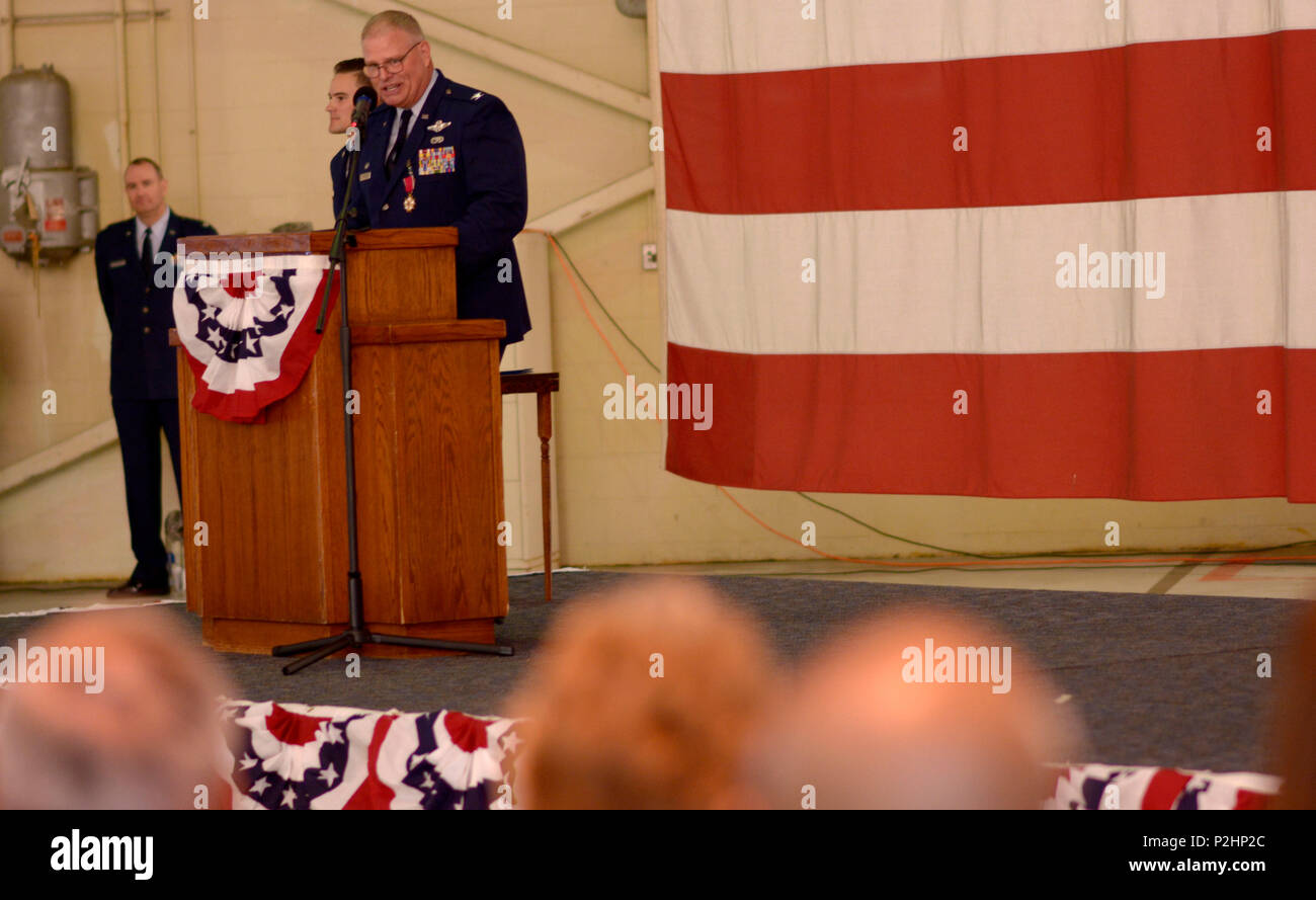 U.S. Air Force Col. Marshall C. Collins, commander for the 145th ...