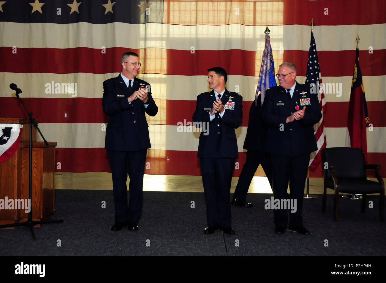 U.S. Air Force Brig. Gen. Roger E. Williams Jr. (left), Assistant ...