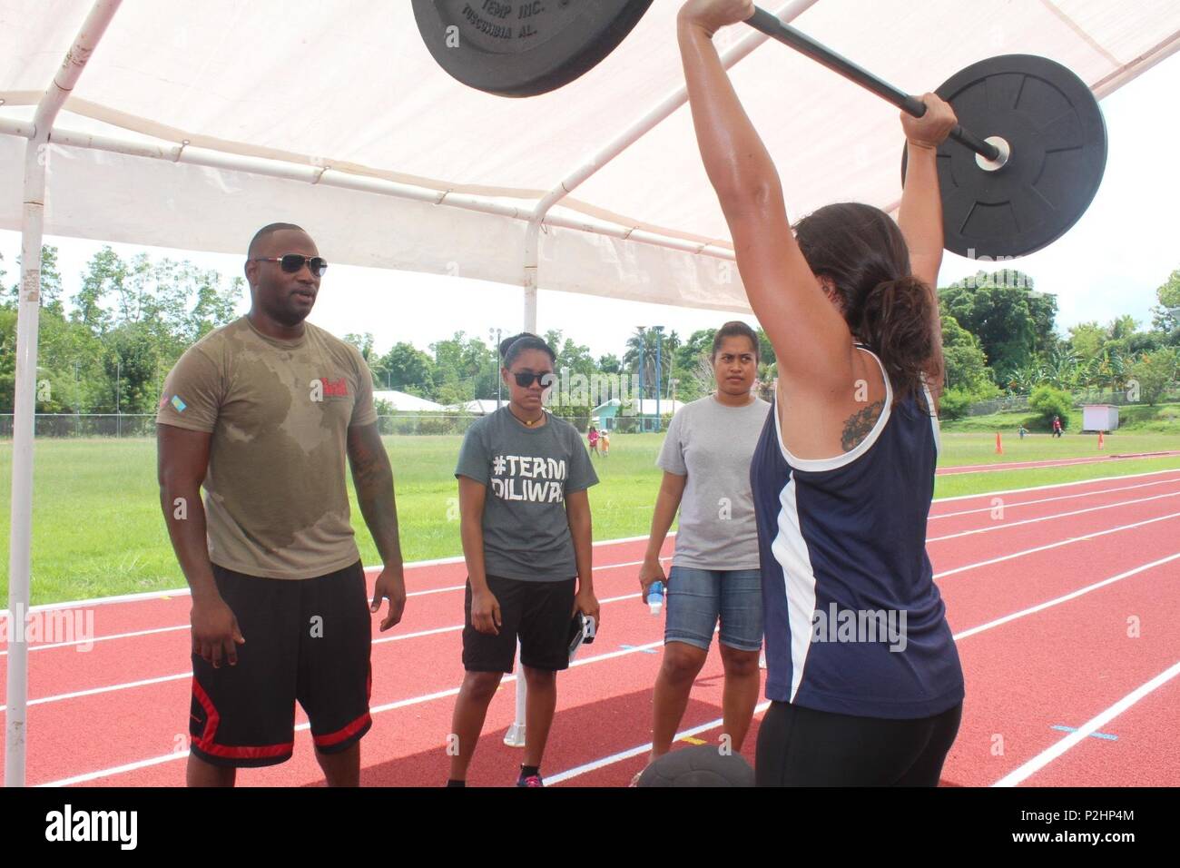 (Koror, Republic of Palau) - U.S. Army soldiers host a community health ...