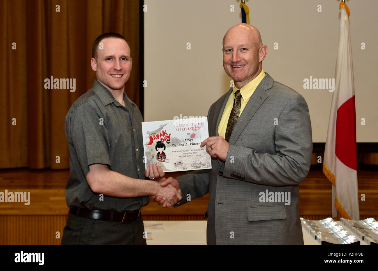Col. Travis Rex, the 35th Fighter Wing vice commander, and Misawa City ...
