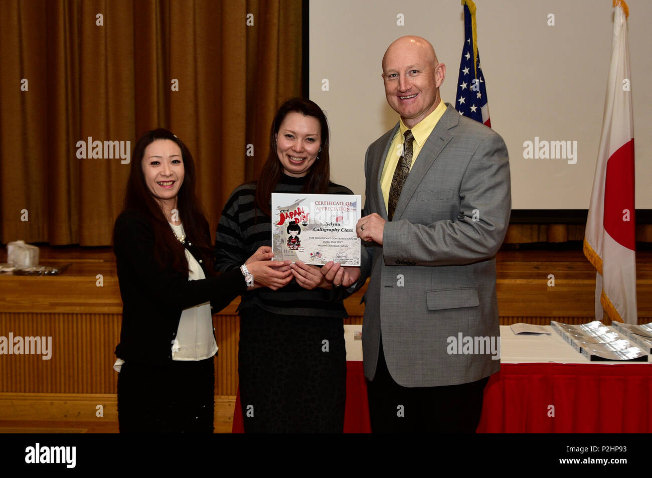 Col. Travis Rex, the 35th Fighter Wing vice commander, and Misawa City ...