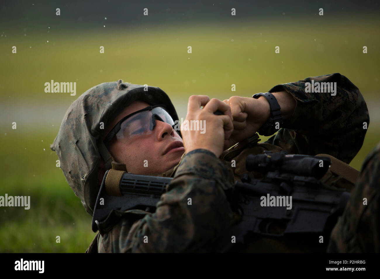 U.S. Marines attached to Infantry Training Battalion, School of ...
