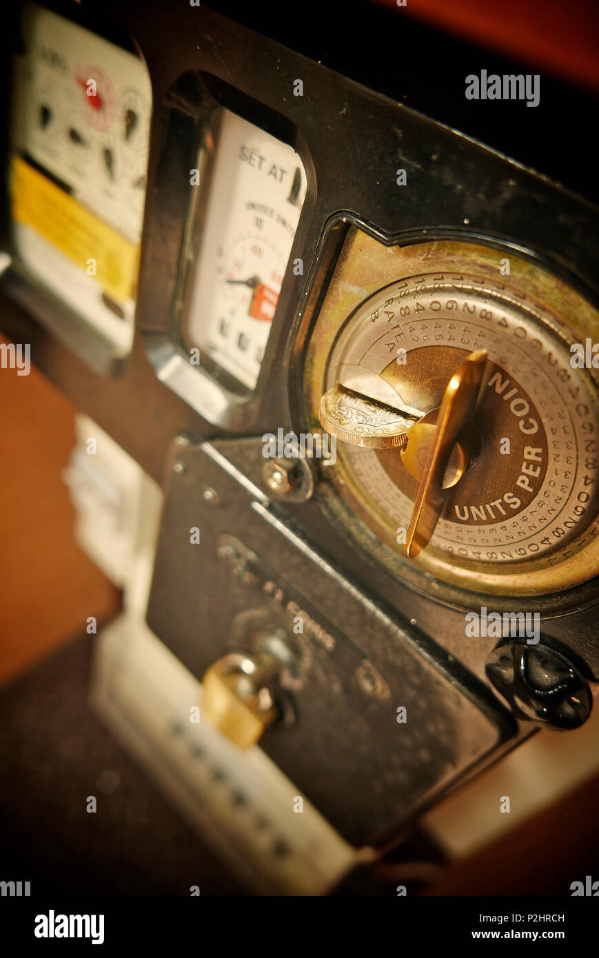 Pre pay electricity meter hi-res stock photography and images - Alamy