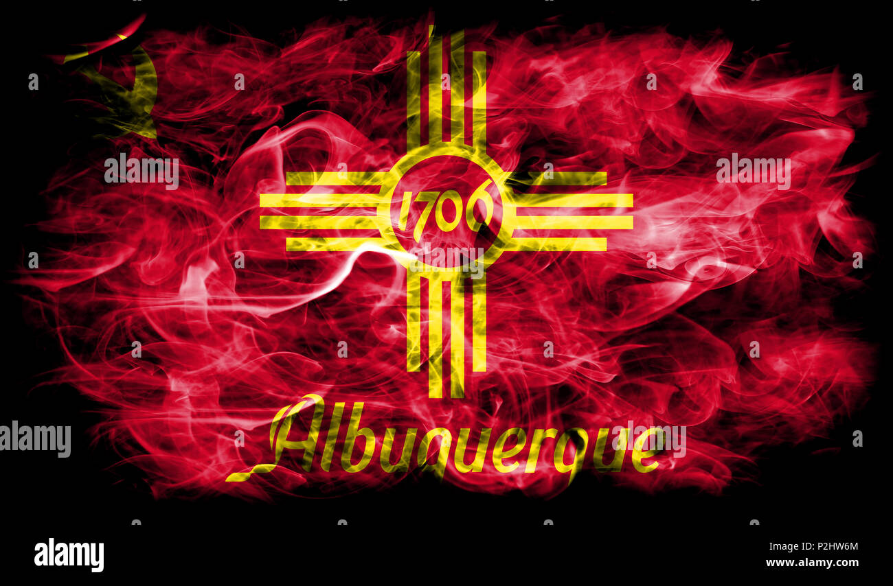 Albuquerque flag hi-res stock photography and images - Alamy