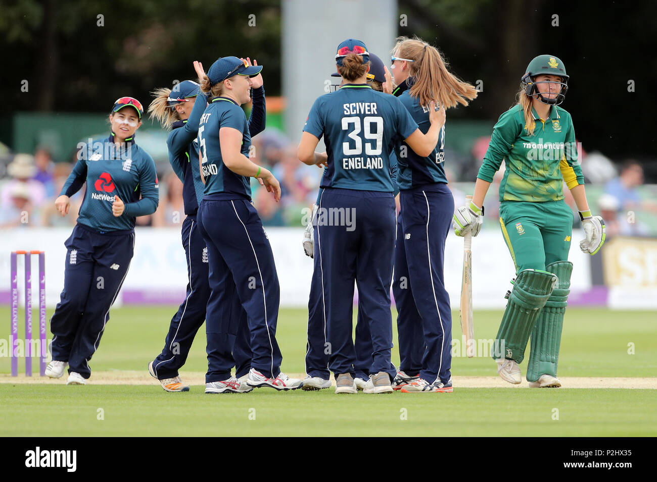 Taking wicket south africas andrie steyn hi-res stock photography and ...