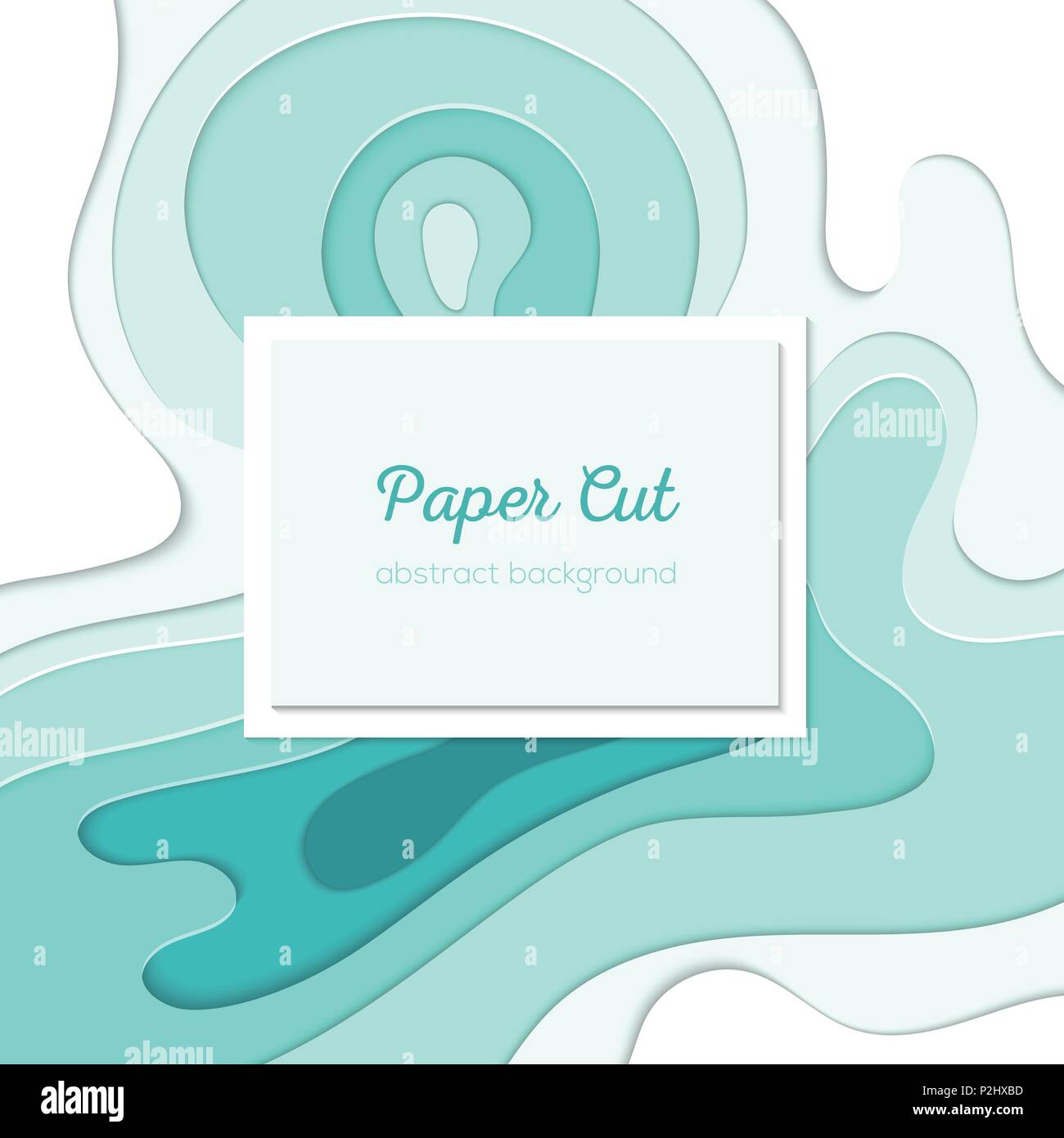Blue abstract layout- vector template illustration Stock Vector Image ...