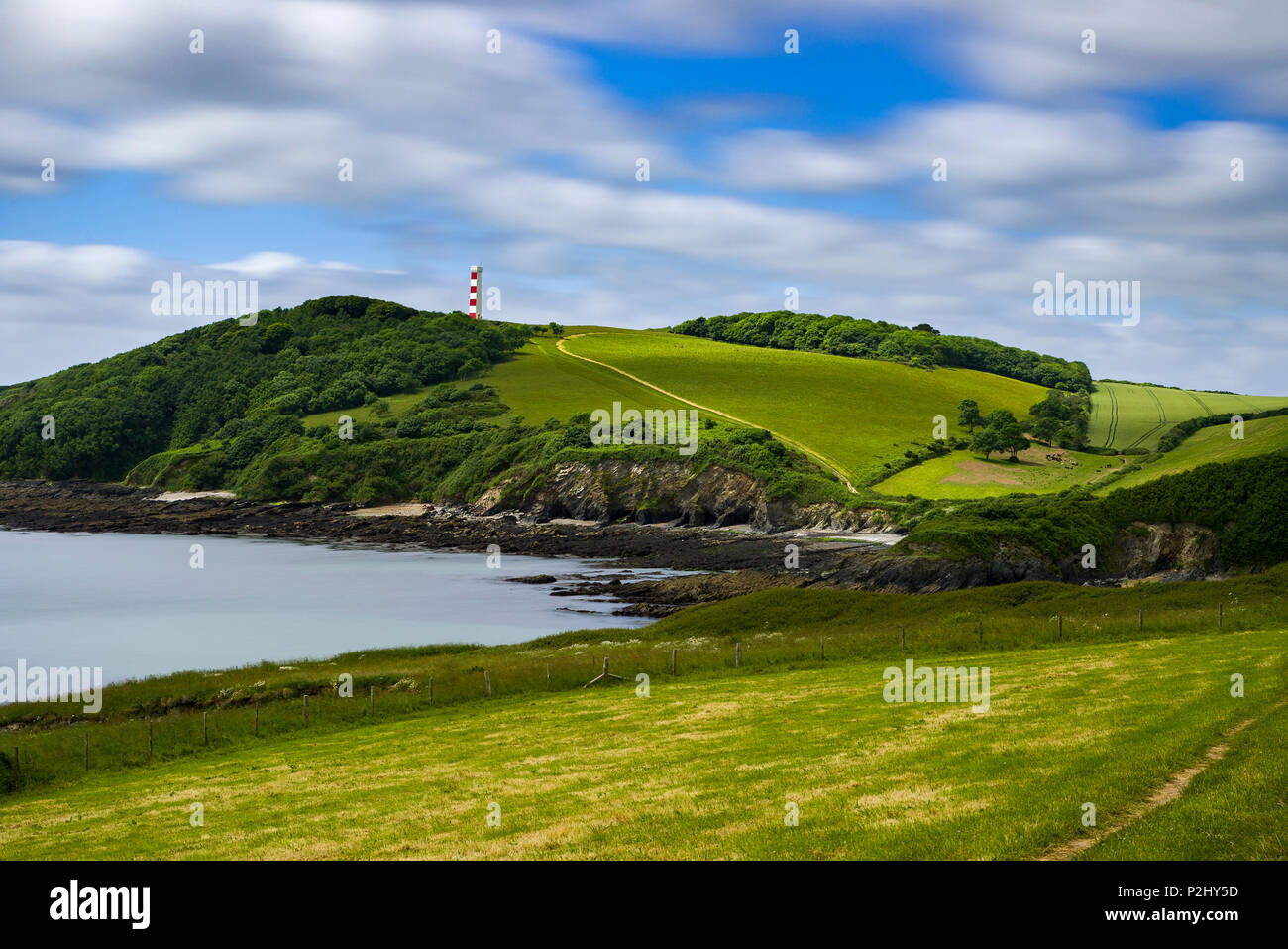 Gribben head is a National Trust site thats home to the Gribben Head ...